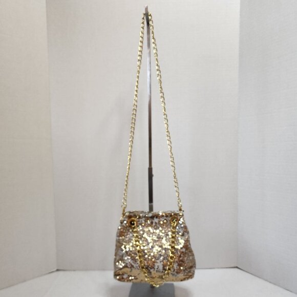 Fiona Lang | Bags | New Fiona Lang Sequin Bag Shoulder Or Hand Chains ...